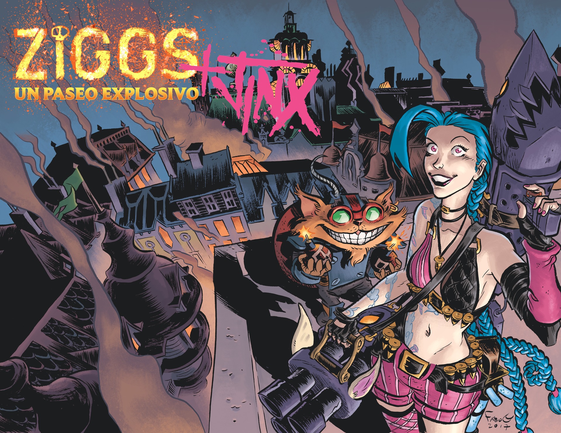 Ziggs & Jinx: Un paseo explosivo - Cómics - Universo de League of Legends