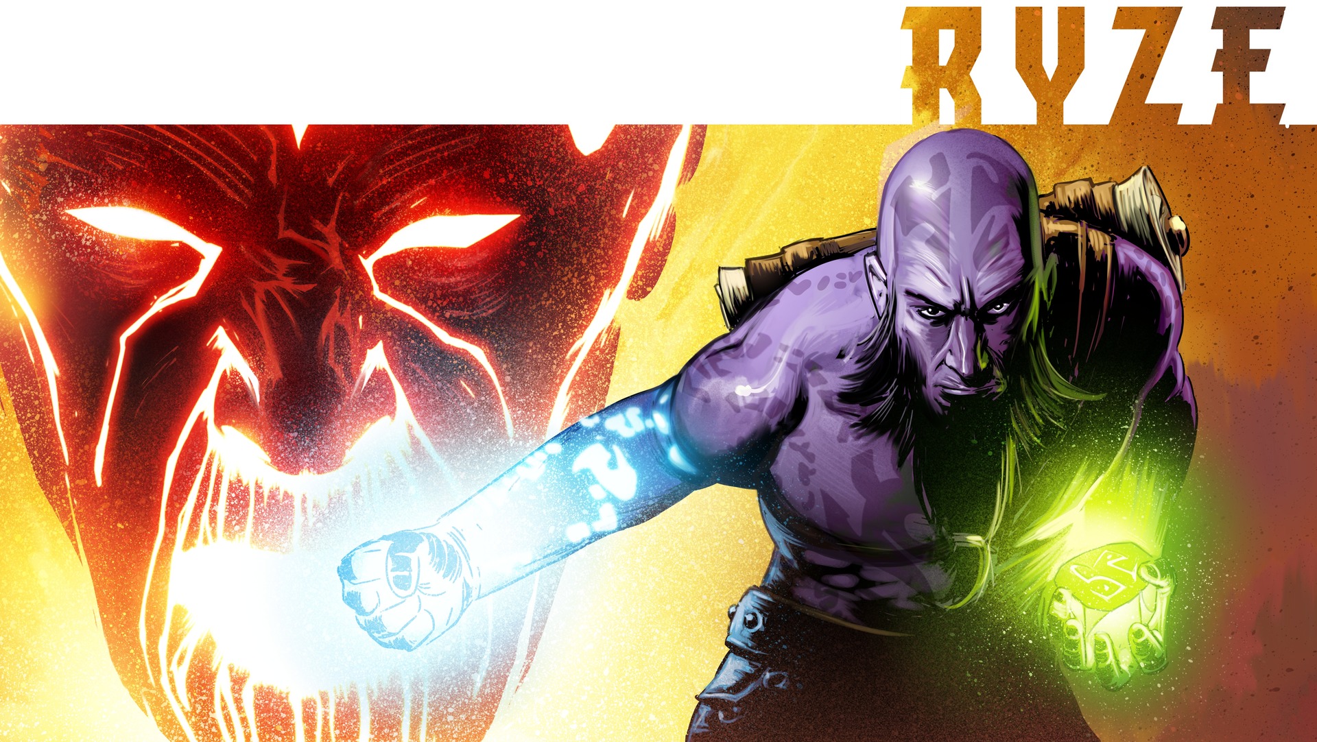 Ryze: Ținuturile înflăcărate - Benzi desenate - Universul League of Legends